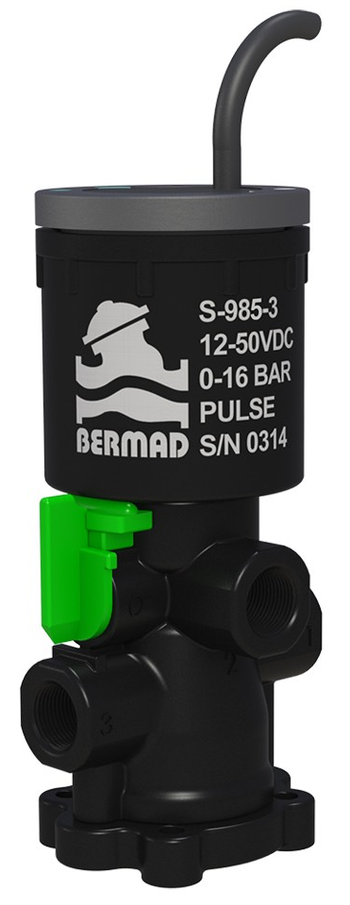 Bermad - Model S-985-3W - 3 Wire 3 Way 12-50 Volt DC - Latching ...